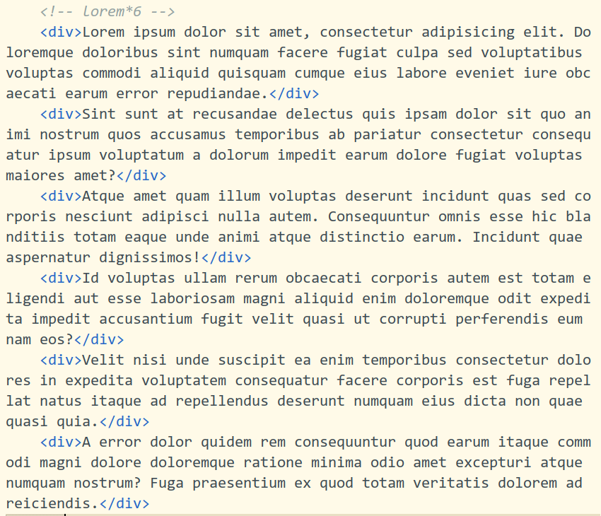 在HTML中快速生成随机文本（lorem的使用完整版）-CSDN博客