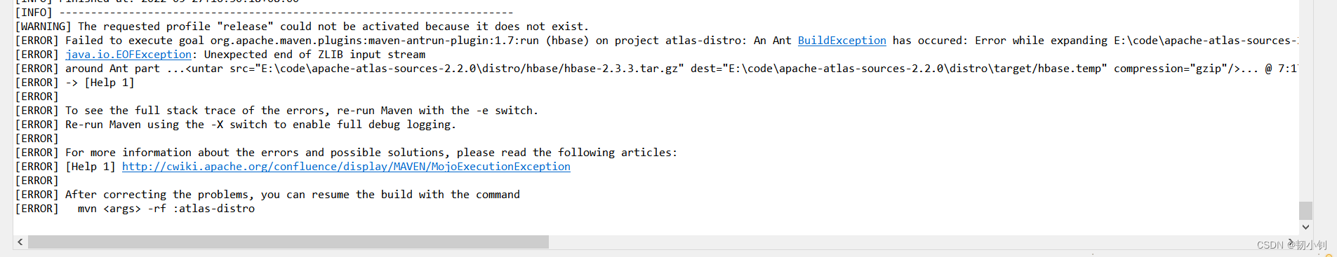 元数据管理Apache Atlas编译(内嵌式)部署及遇到各种错误记录_apache atlas编译失败-CSDN博客