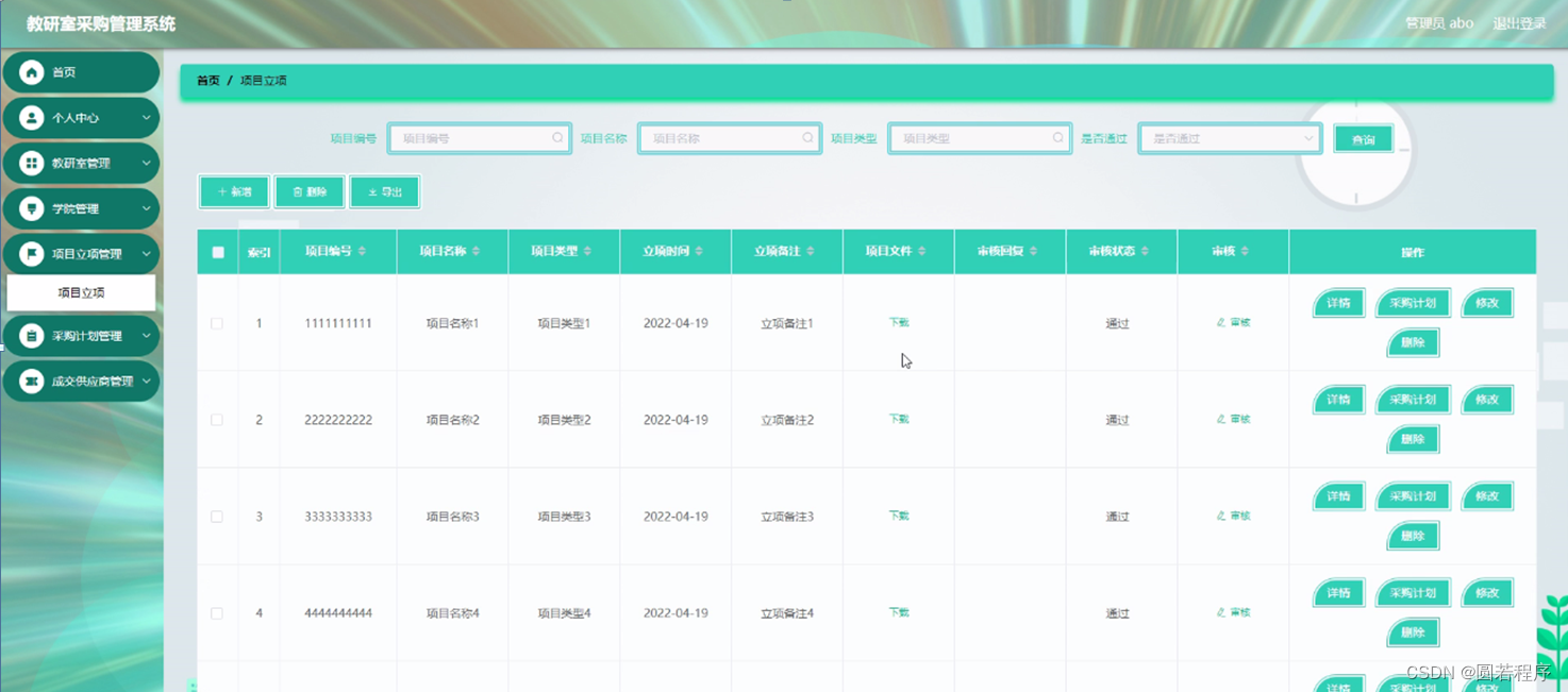 java/php/node.js/python教研室采购管理系统【2024年毕设】-CSDN博客