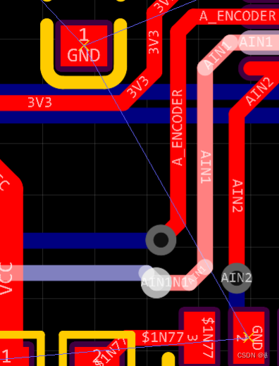 立创EDA-GND铺铜后报错[对象 1 与其他相同网络的对象断开了连接]-CSDN博客