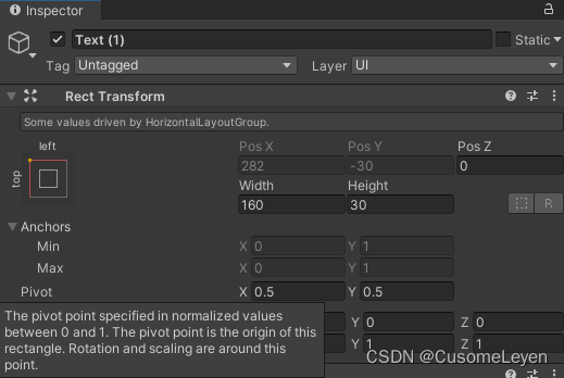 Unity UGUI的Pivot轴心_unity ui轴心有什么用-CSDN博客