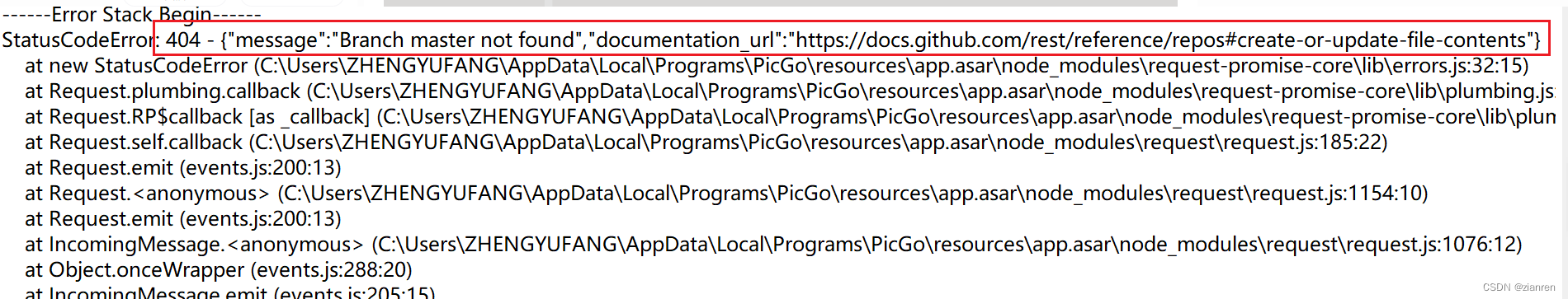 typora+github+picgo搭建图床401_code: 401, message: bad credentials-CSDN博客