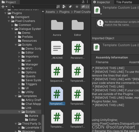 Unity-业余2D游戏制作笔记02-Dialogue System for Unity使用_solitaryheart的博客-CSDN博客
