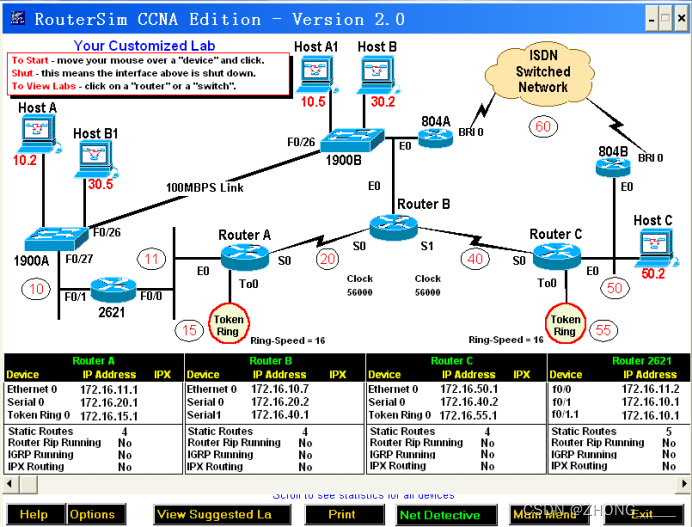 实验二：路由器仿真软件实验 Ccna Csdn博客 