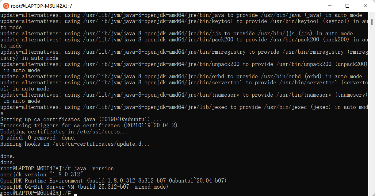 Linux（Ubuntu20.04）安装JDK_openjdk-8-jre-headless-CSDN博客