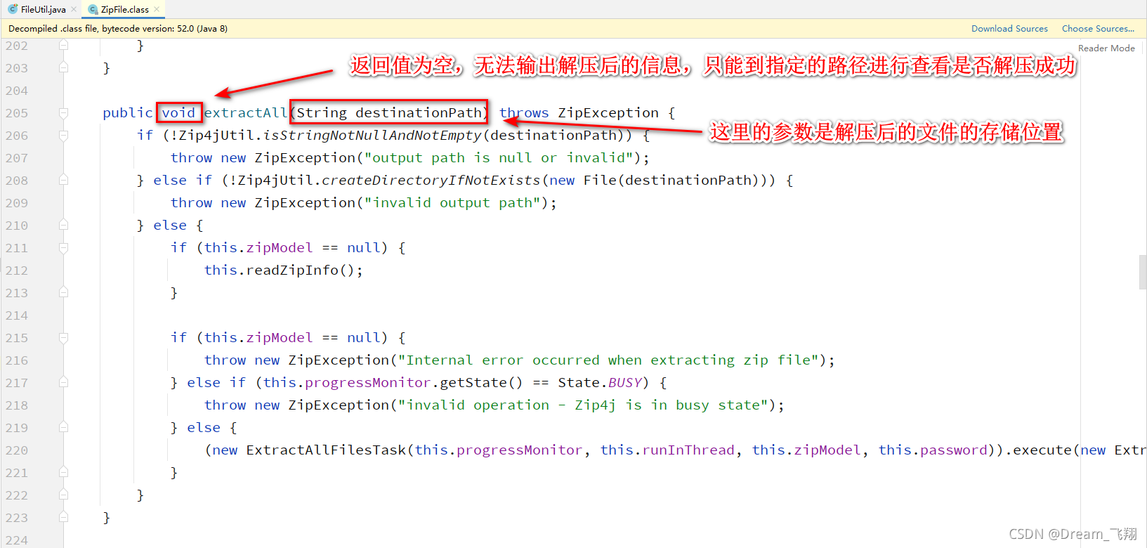 Java解压本地zip文件(zip4j)zip4j官网 Csdn博客