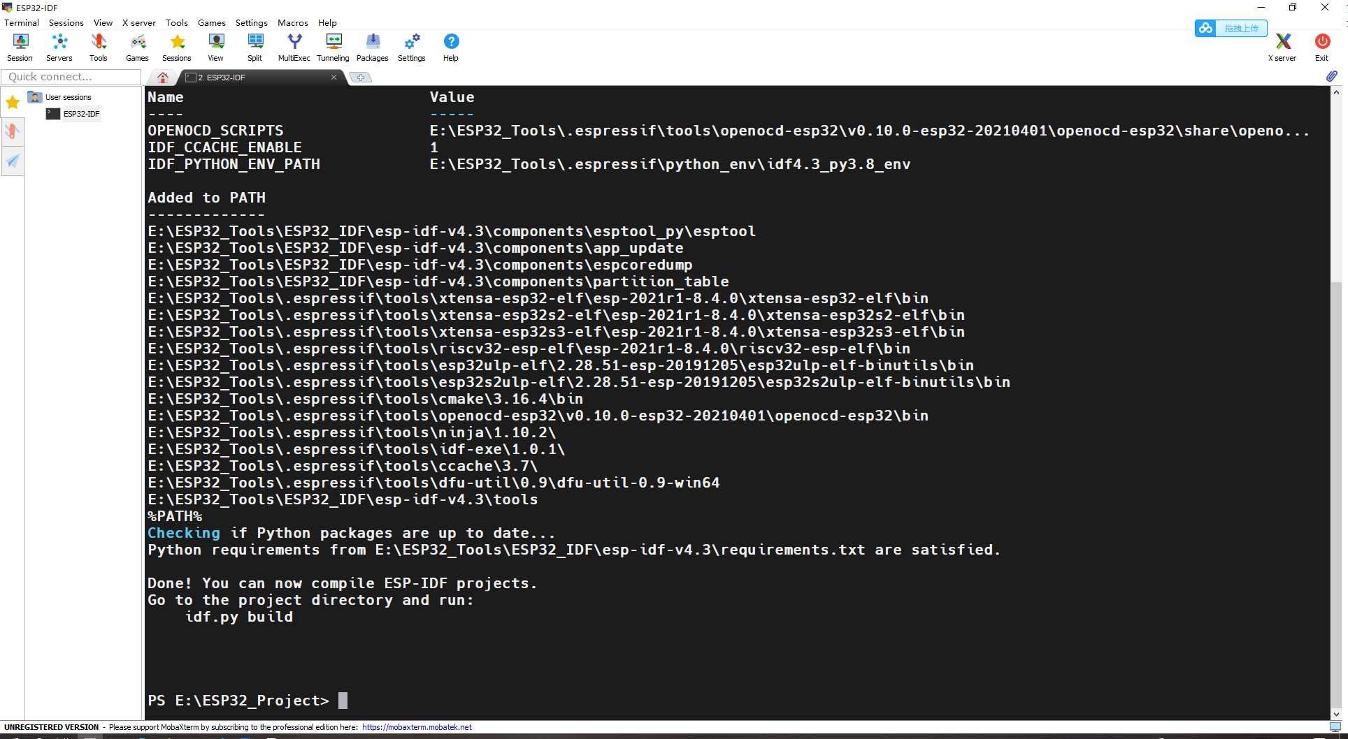 ESP32_IDF学习(1)--新建工程_esp32新建工程-CSDN博客
