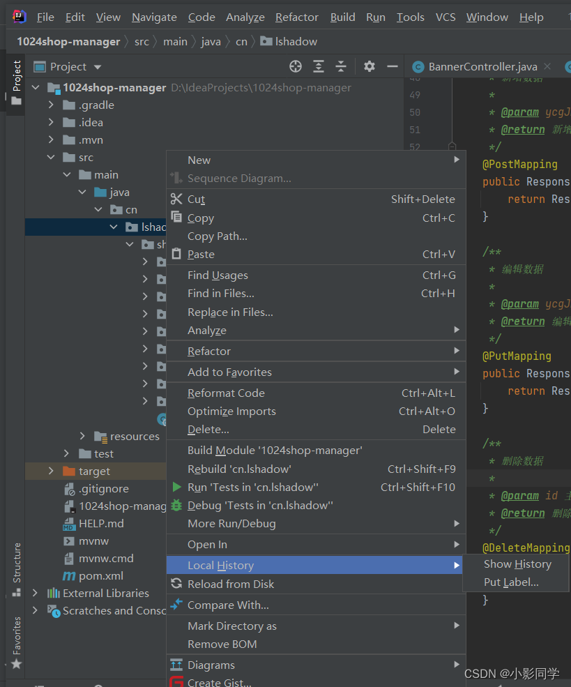 Idea操作中，代码被覆盖该如何找回？_idea怎么找回代码-CSDN博客