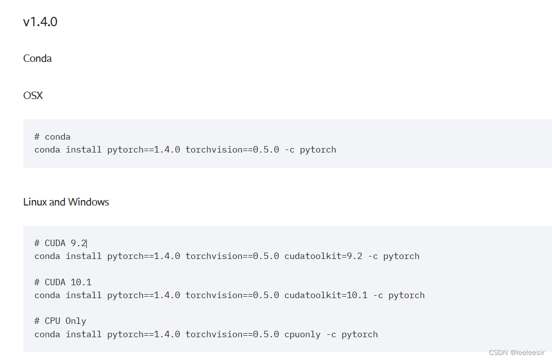anaconda环境中安装pytorch+cuda+cudnn_cudnn下载清华源-CSDN博客