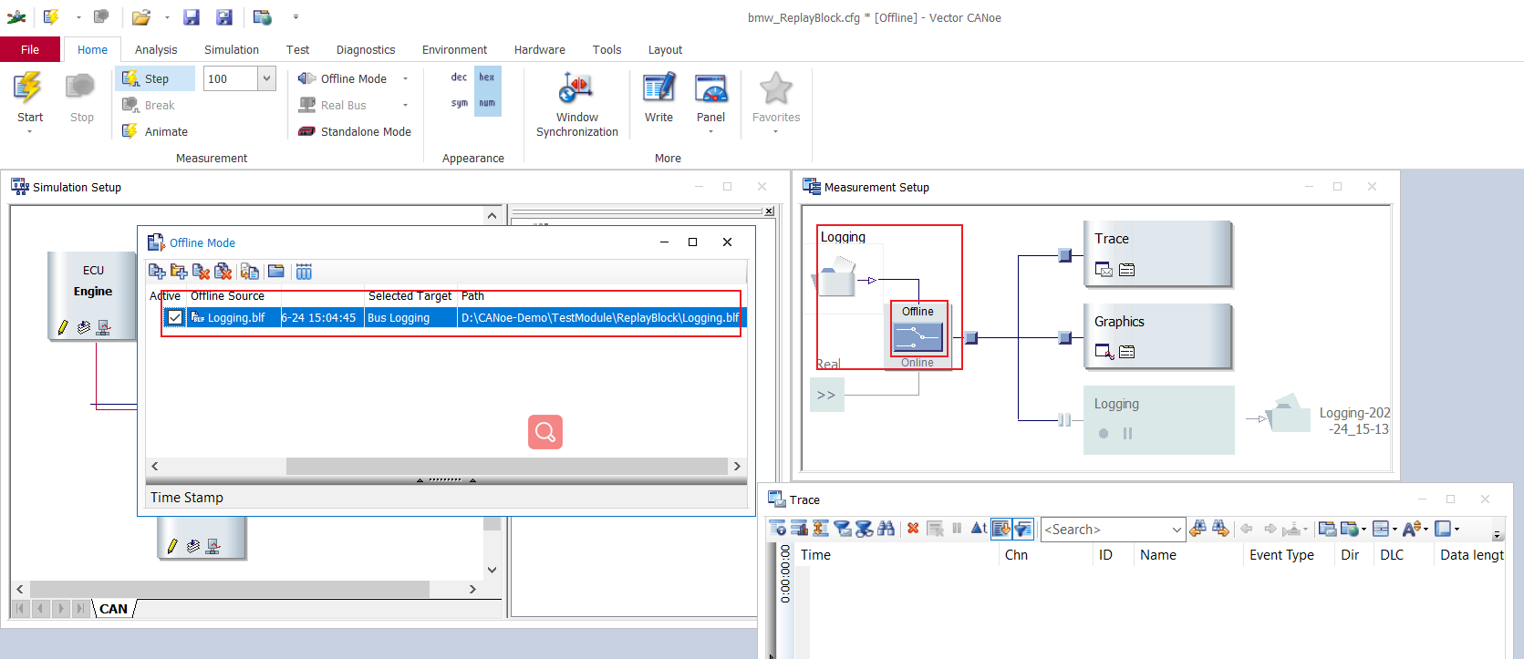 CANoe的数据回放（Replay Block），还是要结合CAPL脚本才能说的明白_canoe replay block-CSDN博客