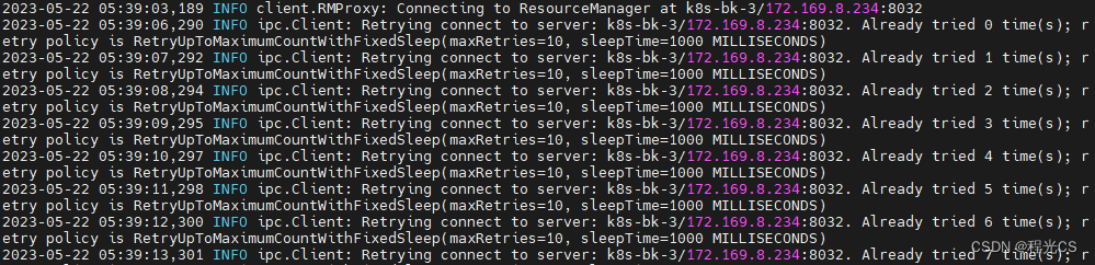 yarn无法连接ResourceManager问题解析_yarn resourcemanager无法启动-CSDN博客