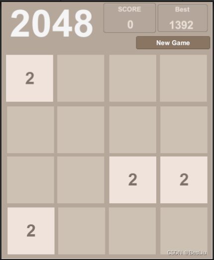 用Untiy制作2048-小白篇_unity 2048-CSDN博客