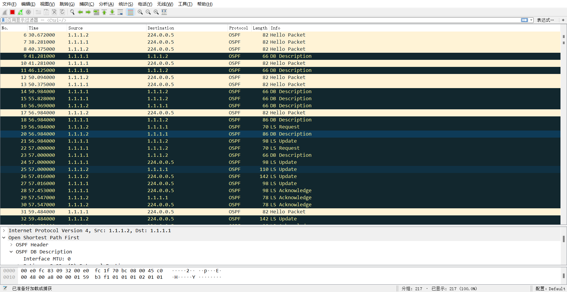 学习笔记---OSPF基础_exstart-CSDN博客