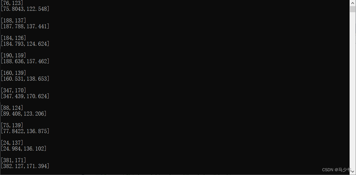 亚像素级角点检测Opencv-cornerSubPix-CSDN博客