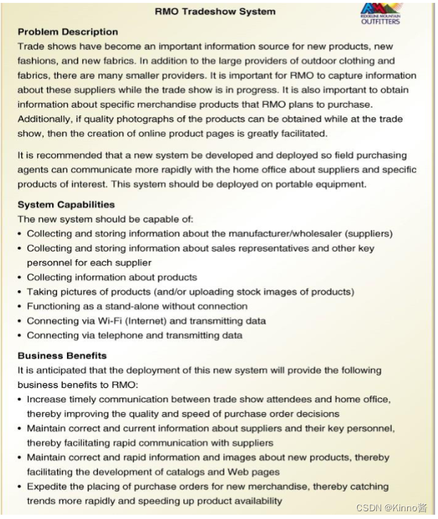 Lecture2:SDLC Example: RMO Tradeshow Project_what does it mean to take ...