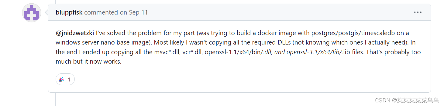 TimescaleDB “PostgreSQL/14/lib/timescaledb-2.12.2.dll“: The specified module could not be found ...