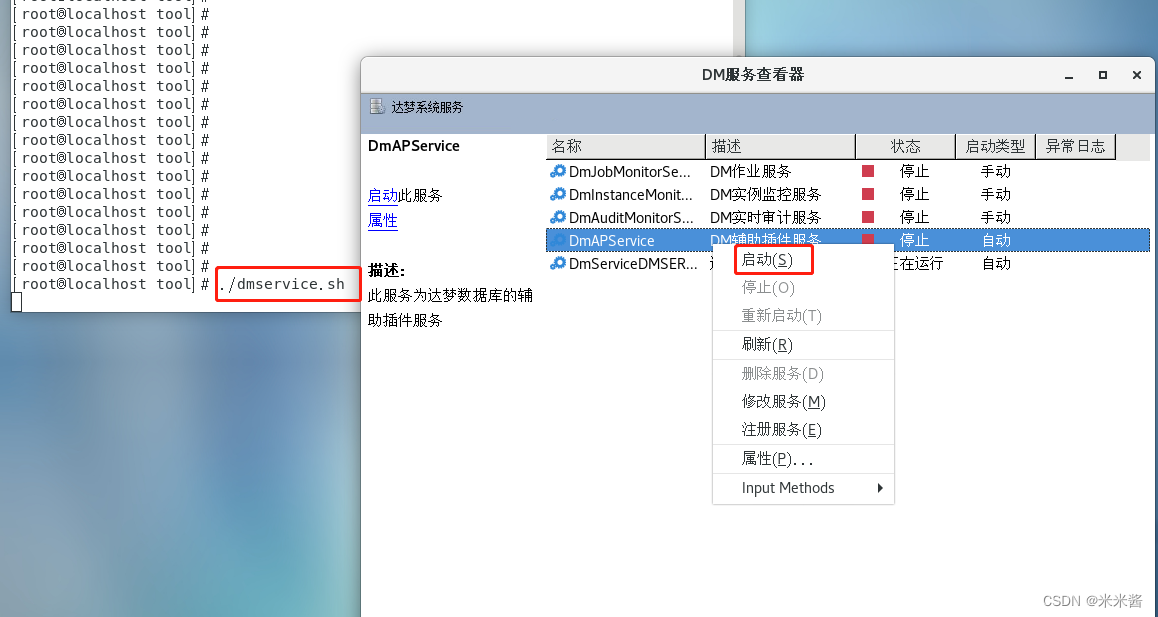 【达梦数据库】启动/注册 dmap 服务_达梦数据库启动服务-CSDN博客