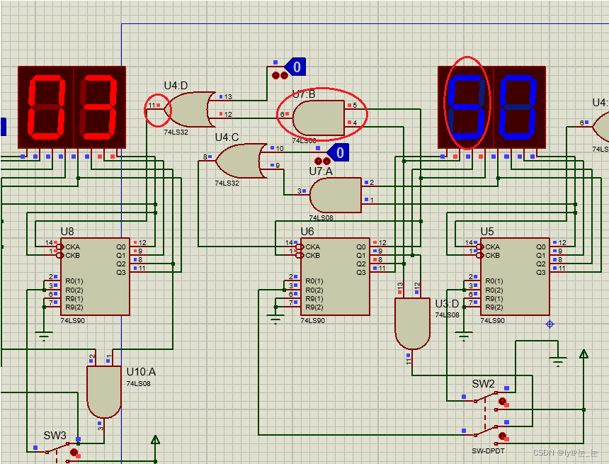 用74ls90及少量器件制作电子时钟_74ls90时钟电路-CSDN博客