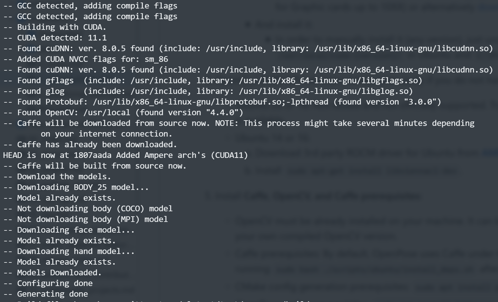 无显示设备的Ubuntu上安装和测试OpenPose_openpose editor not found. please make sure you ha-CSDN博客