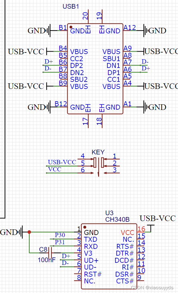 STC8H8K64U核心板设计-CSDN博客