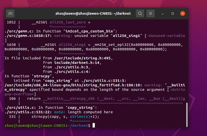 记录个人darknet和YOLO安装过程_pip install darknet?-CSDN博客