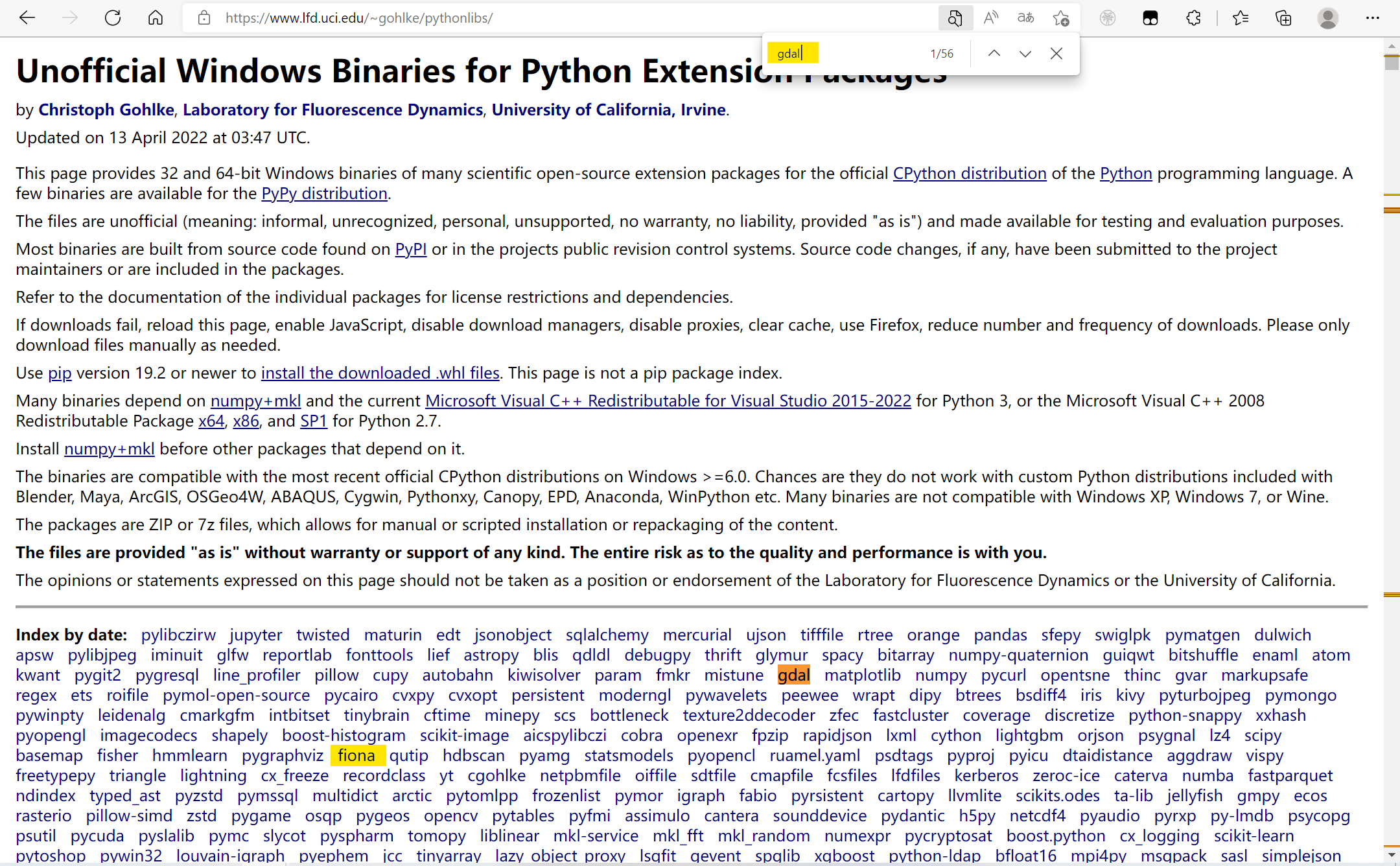 anaconda安装gdal、Fiona、shapely、pyproj、geopandas-CSDN博客