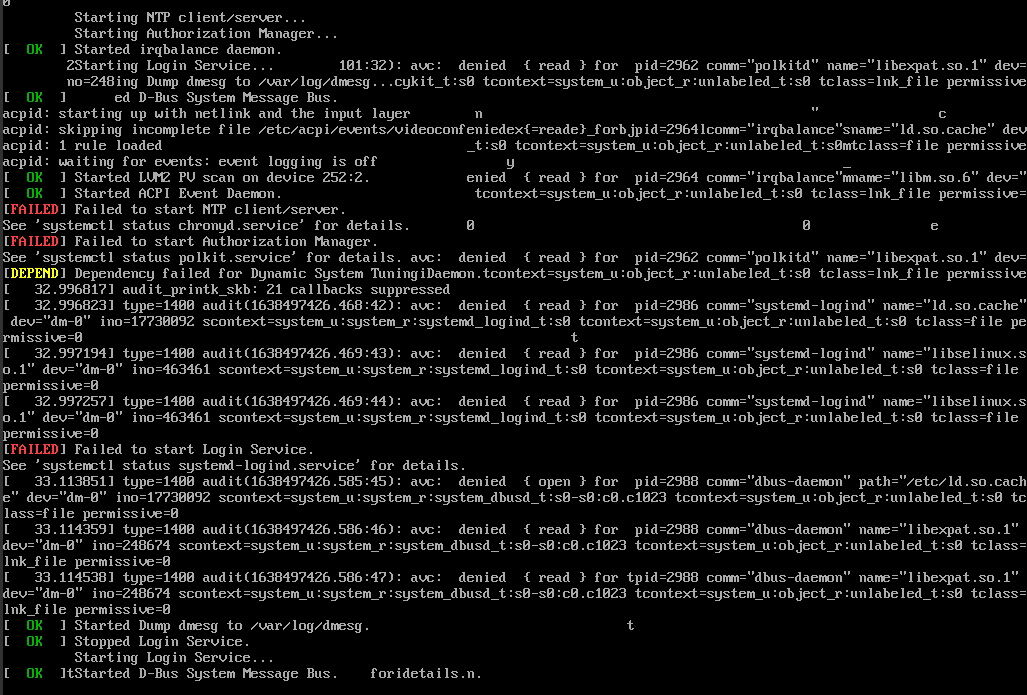 【谦杯Linux】重启服务报错：【FAILED】Failed to start Login Service-CSDN博客