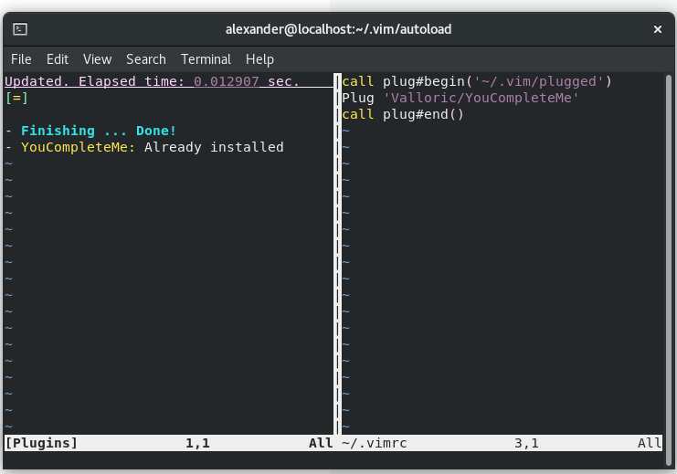 Centos7配置vim-plug插件管理器与git安装_centos7 vim-plug-CSDN博客