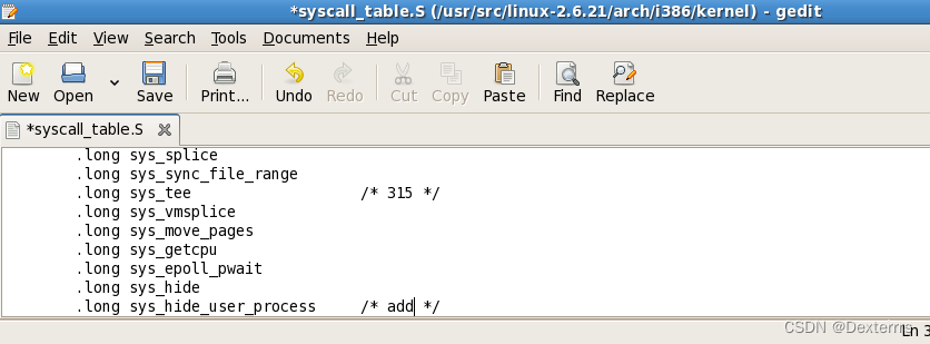 Fedora7 (linux2.6.21)添加系统调用-CSDN博客