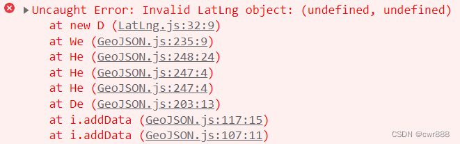 leaflet加载geoJSON图层数据时报Invalid LatLng object-CSDN博客