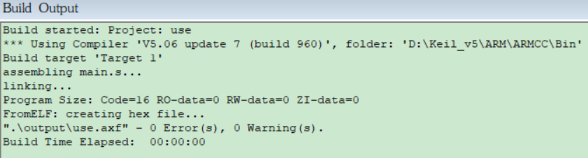 Keil5写的第一个ARM汇编_keil mdk5建立arm汇编工程-CSDN博客
