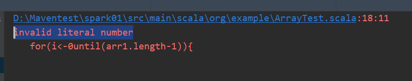 Scala中报invalid literal number错误-CSDN博客