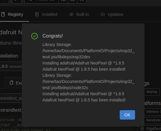 从零在 Linux(ubuntu)下，使用VScode+ESP32 IDF+Platform IO搭建开发环境_esp32 platform io-CSDN博客