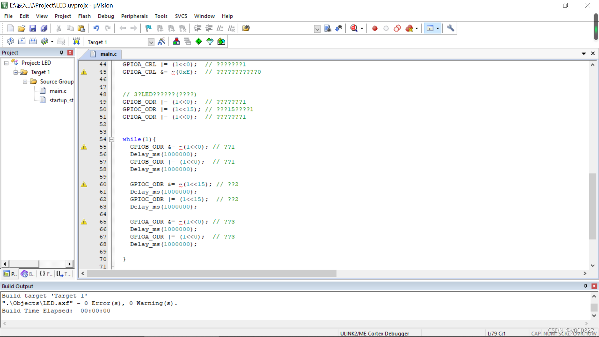 使用stm32f103系列芯片点亮led流水灯(stm32入门)使用stm32f103微处理器和八个led灯、一个按键、异步串口、12864lcd矩阵键盘、直 Csdn博客 8824
