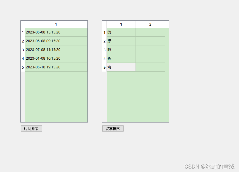 QtableWidget实现对汉字和QDateTime类型数据的排序_qt字符和数字排序-CSDN博客