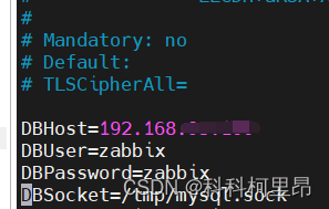 [Z3001] connection to database ‘zabbix‘ failed: [1045] Access denied for user ‘zabbix ...