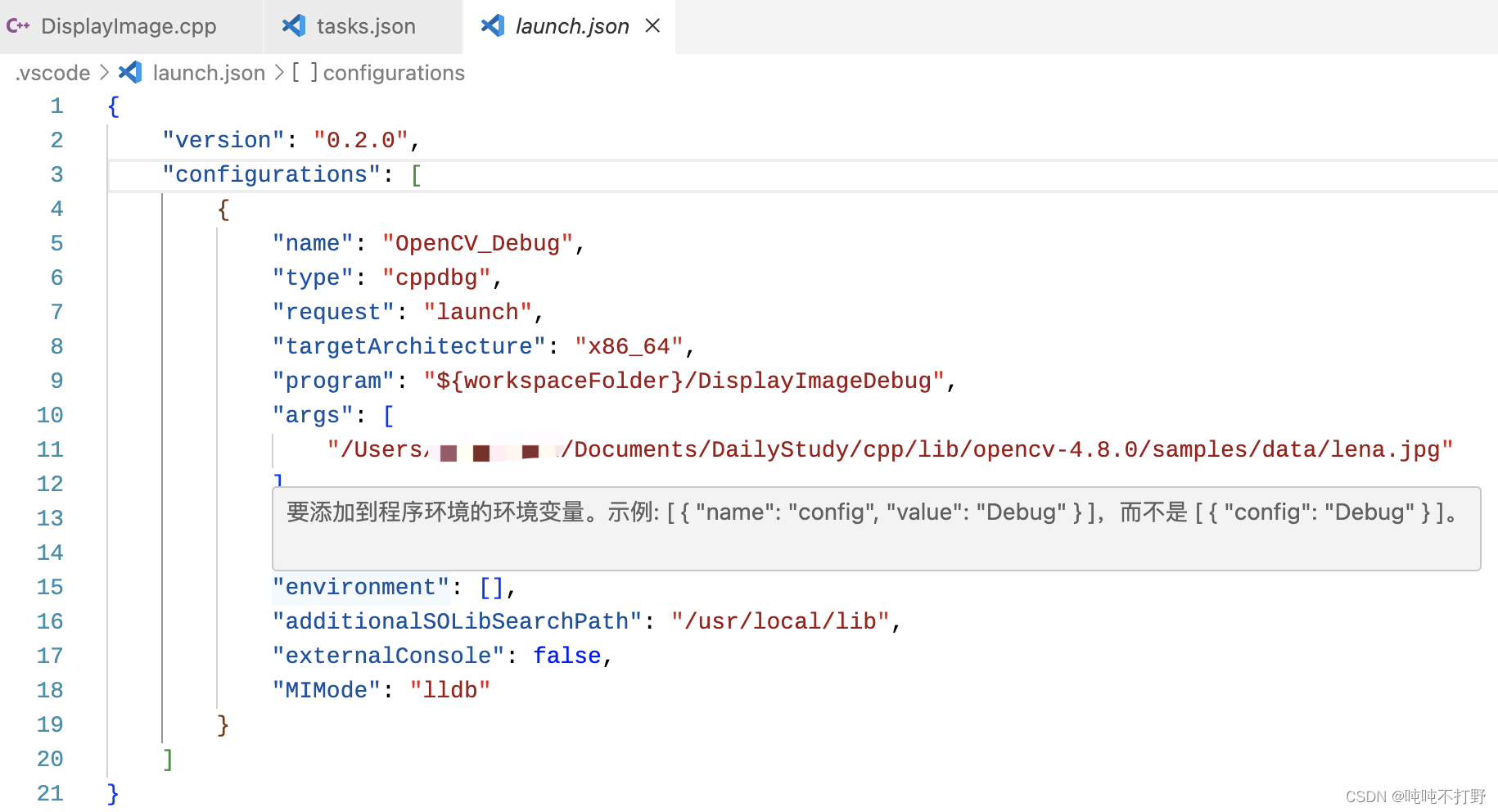学习opencv（蝴蝶书c）相关——2macos下使用vscode调试cpp程序macos Vscode Opencv路径对了 Csdn博客 