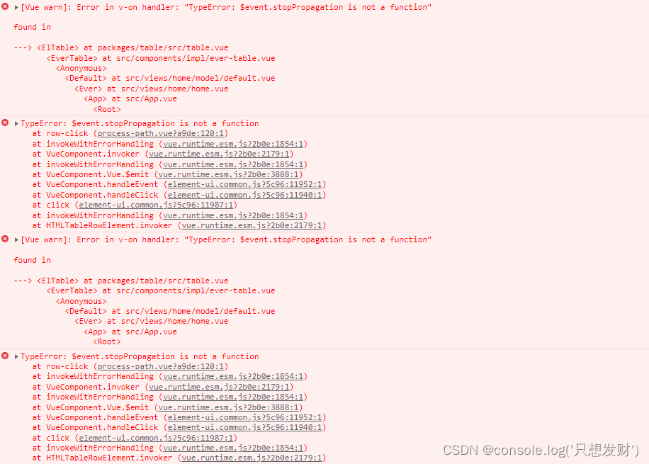 El Table中row Click调用两次问题row Click触发两次 Csdn博客 6733