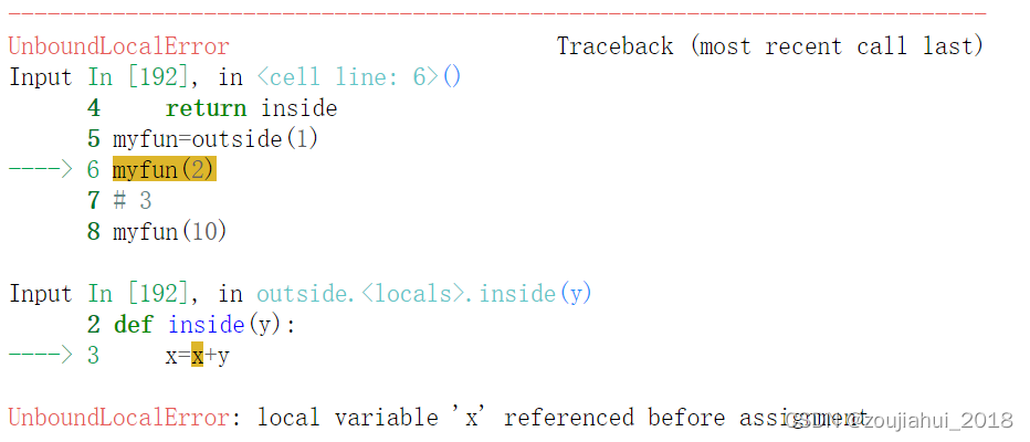 Python中的闭包，nonlocal以及globalnonlocal闭包 Csdn博客 