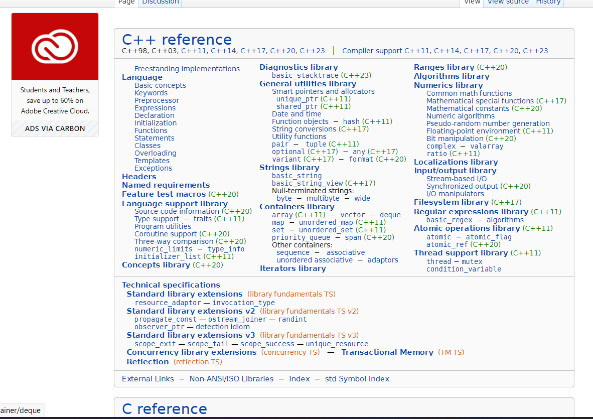 C/C++查找手册以及官网_c++官网-CSDN博客