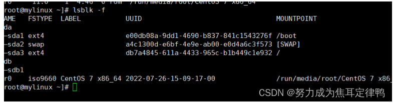 Linux：磁盘分区，挂载(含实例)_lsblk挂载硬盘-CSDN博客