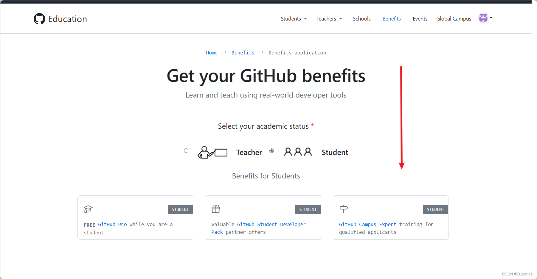 GitHub Student Developer Pack - GitHub Education 申请流程——内蒙古师范大学专供版教程 ...