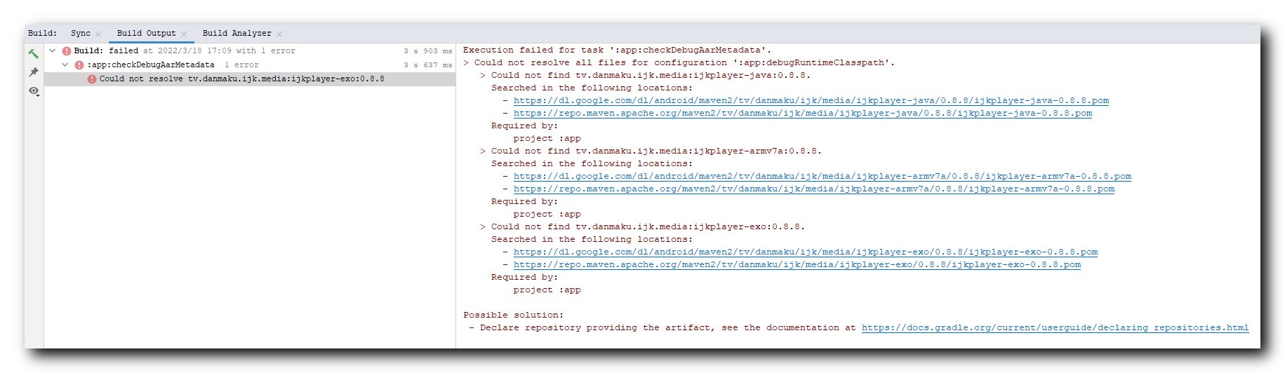 【错误记录】jcenter 移除问题 ( Please remove usages of `jcenter()` Maven ...