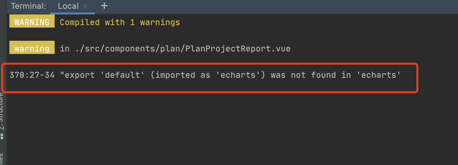 vuecli4 sobre la advertencia en ./src/plugins/element.js "export 'predeterminado' (importado ...