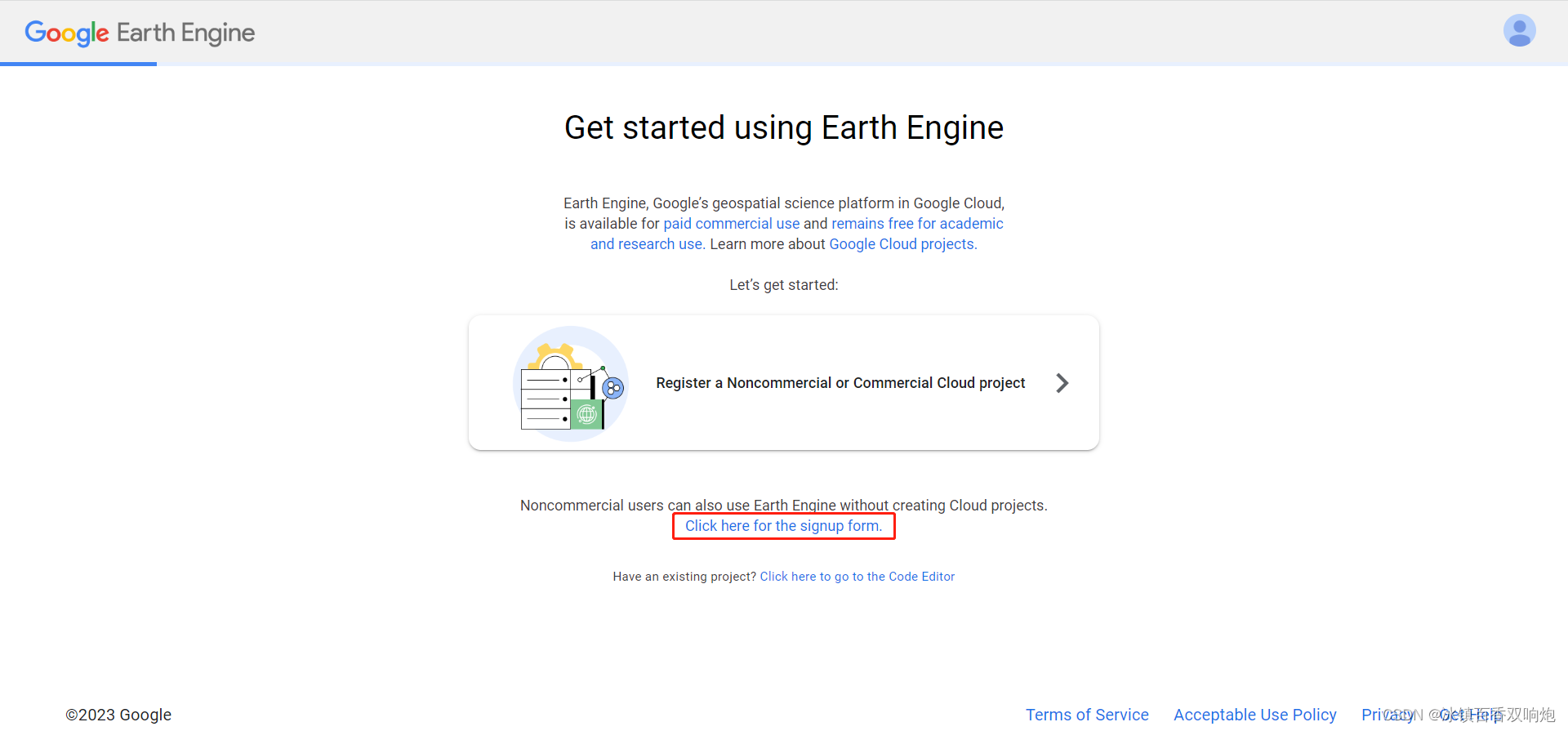Google Earth Engine（GEE）注册_google earth engine账号申请-CSDN博客