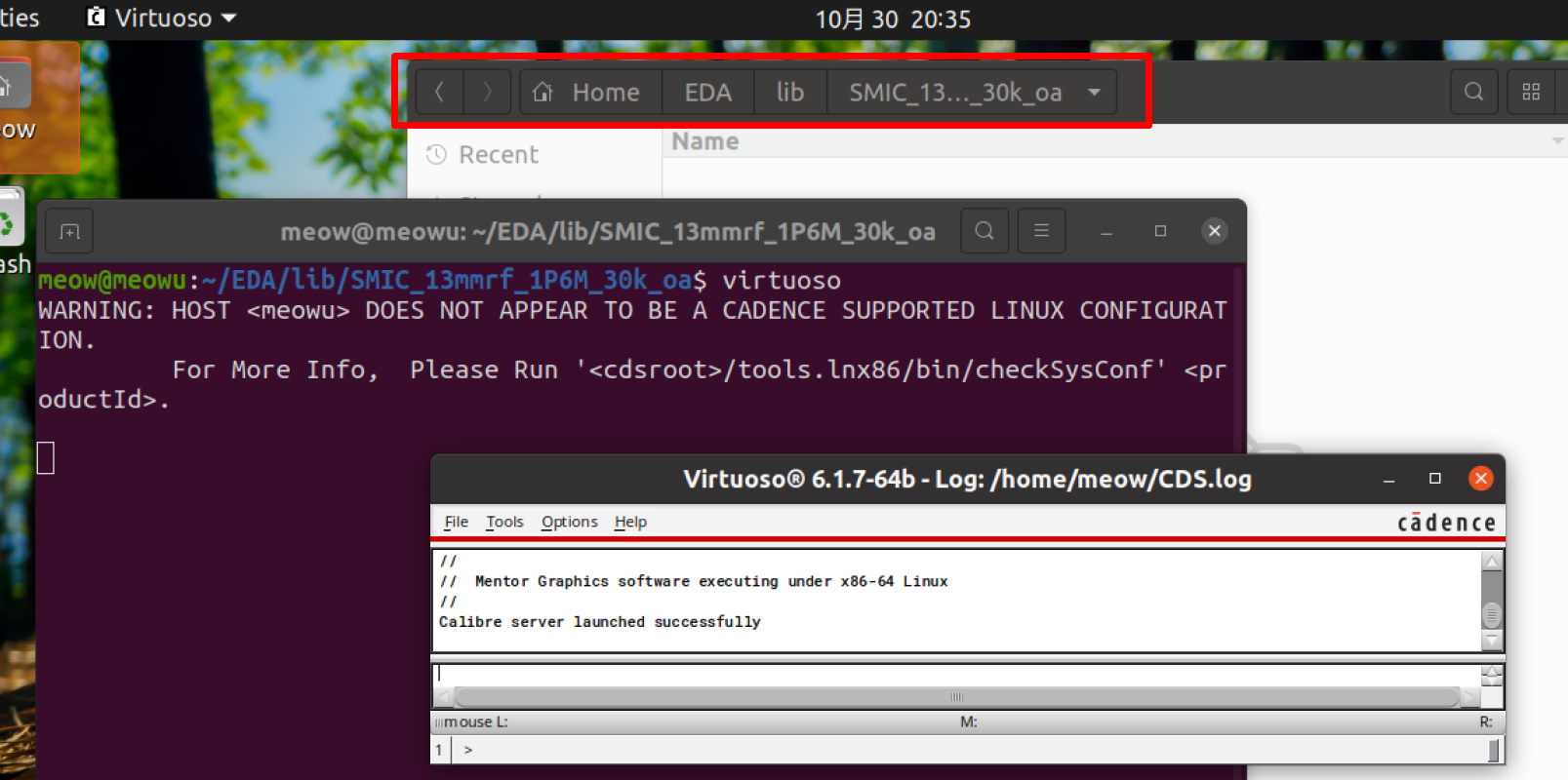 Cadence Virtuoso IC617中常见的报错和警告的解决方法_error while compiling rules file-CSDN博客