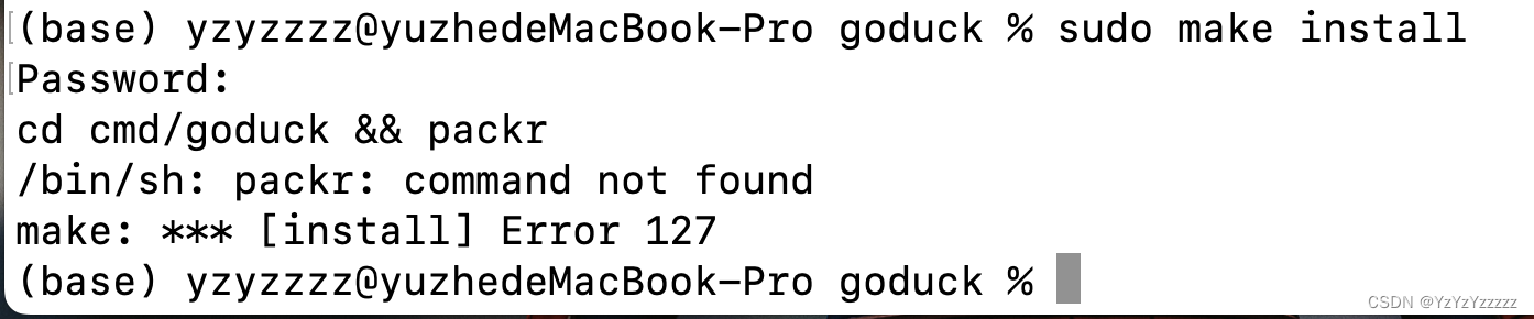 go语言packr包无法正常下载 packr : command not found，go语言版本控制_package: command not found-CSDN博客