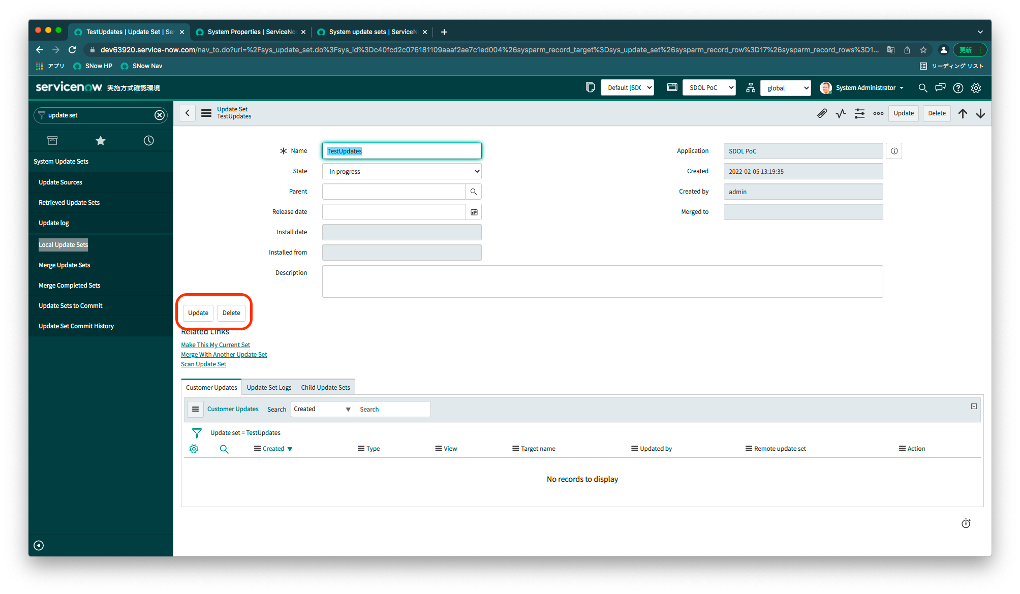 Servicenow - Delete UpdateSet - Programmer Sought