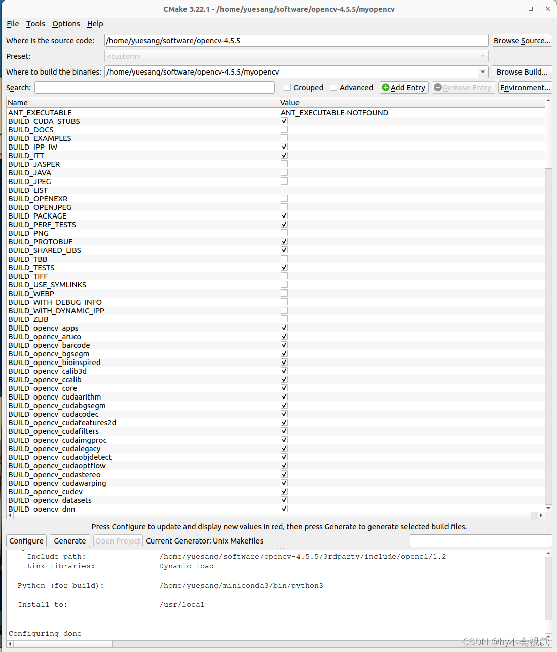 ubuntu22部署c++ 配置opencv4.5.5,opencv_contrib4.5.5,以及opencv下的cuda（cuda11.6,cudnn8.4.1）_ubuntu22.04 ...