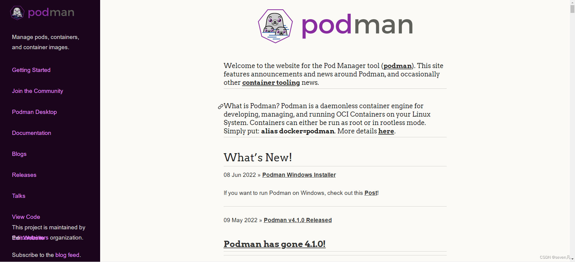 podman基础配置安装_podman build-CSDN博客